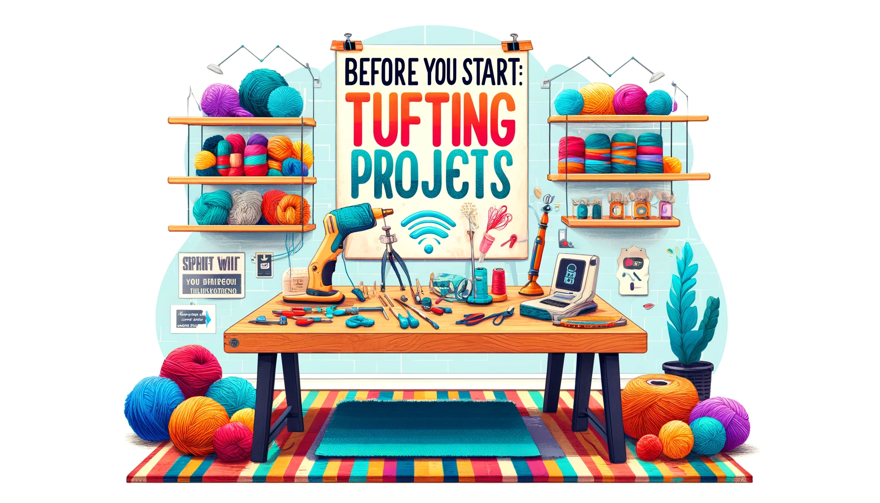 Before You Start: Tufting Projects - Crafts Zone